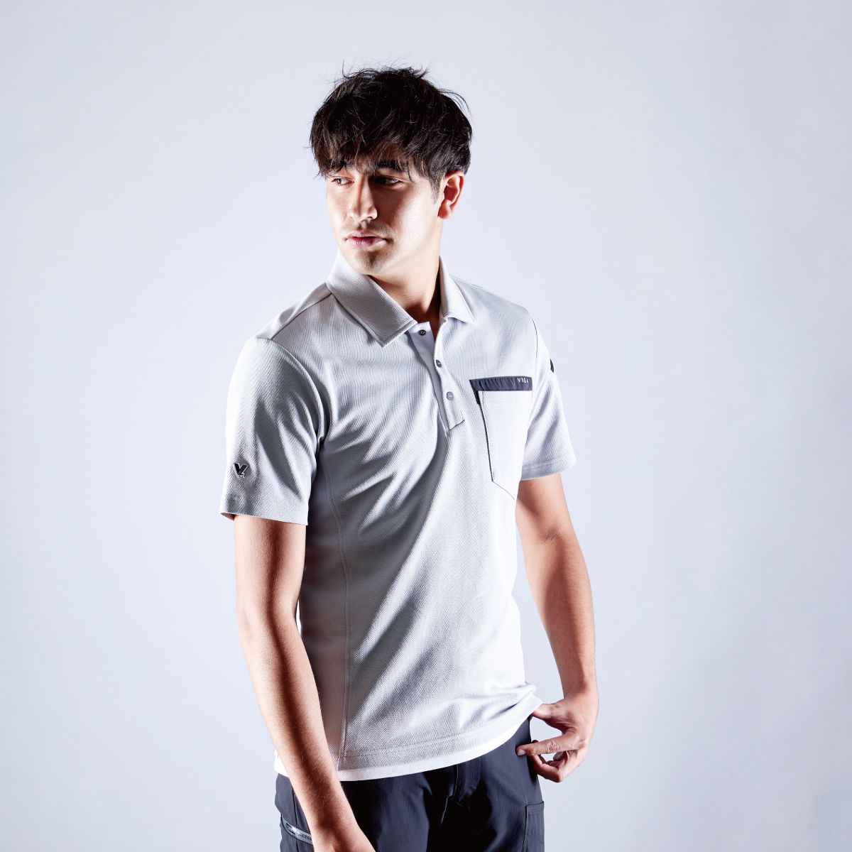 505半袖ポロシャツ - HOOH VILEA 作業着と電動ファン付き快適ウェアの村上被服