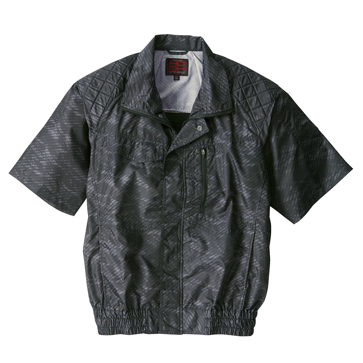 V5577フルハーネス対応冷感半袖ブルゾン 空調機能を取り入れたファン付き作業服- HOOH VILEA 作業着と電動ファン付き快適ウェアの村上被服