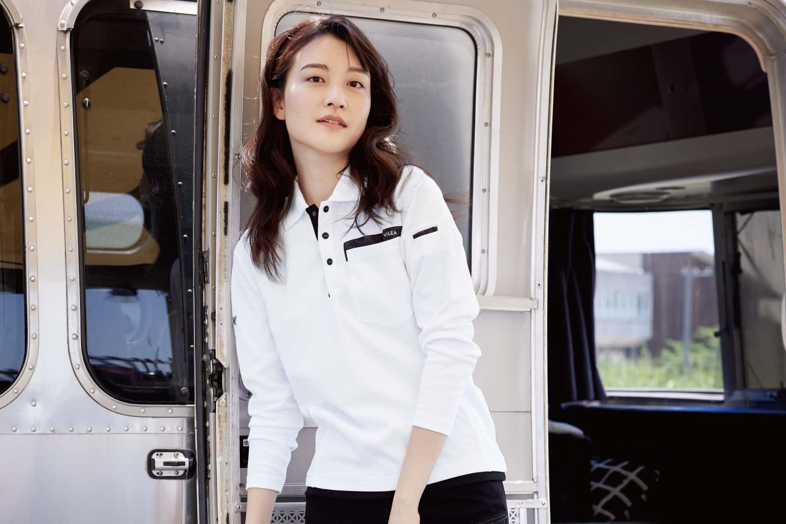 VILEA 501 長袖ポロシャツ - HOOH VILEA 作業着と電動ファン付き快適ウェアの村上被服