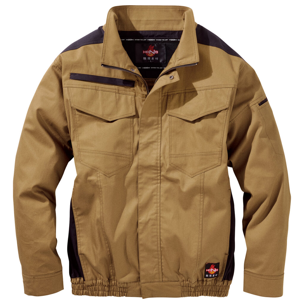 V4222 難燃長袖ブルゾン - HOOH VILEA 作業着と電動ファン付き快適ウェアの村上被服