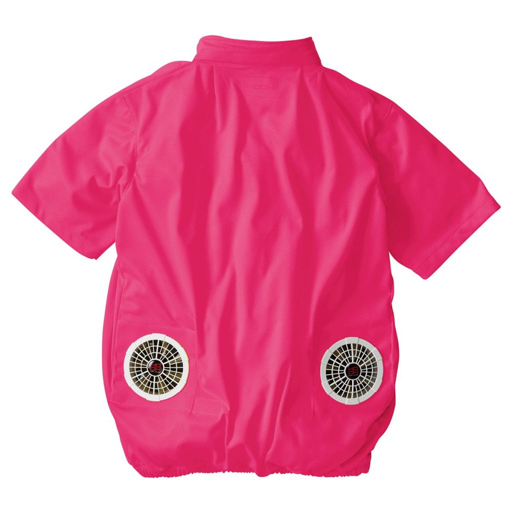 V771半袖ニットブルゾン 空調機能を取り入れたファン付き作業服- HOOH VILEA 作業着と電動ファン付き快適ウェアの村上被服