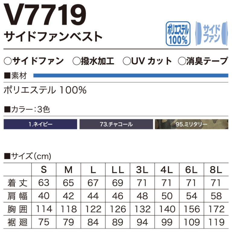 V77シリーズ - HOOH VILEA 作業着と電動ファン付き快適ウェアの村上被服